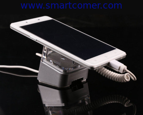 COMER New acrylic display table mounting for security anti-theft sensor alarm charging for tablet cellphone