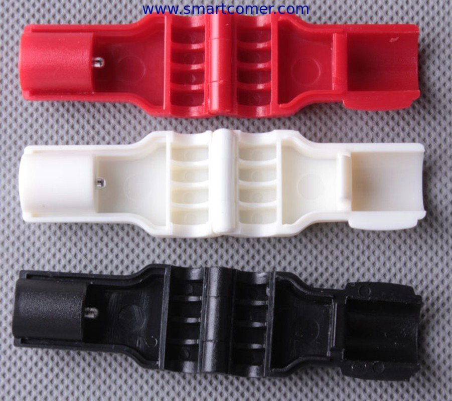 COMER High Quality EAS Red ABS Security Display Hook Stop Lock hook locker and magnetic detacher