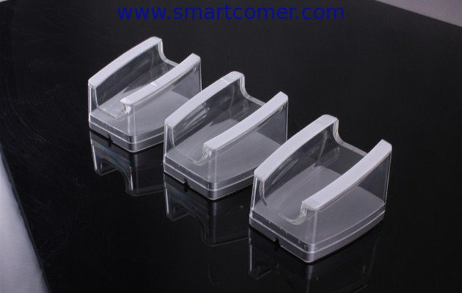 COMER anti-shoplift alarm controller center system cell phone security acrylic holders with charging cable