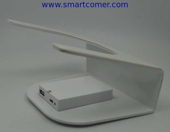 COMER Tablet desk mount security desktop display stand with charging cord and alarm sensor