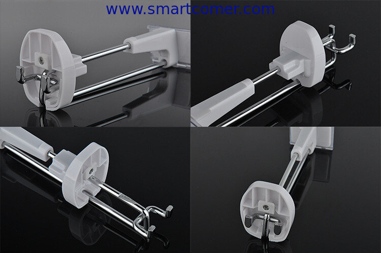 COMER anti-theft devices Stop Lock Hooks Factory Metal Pegboard Hook With Price Tag