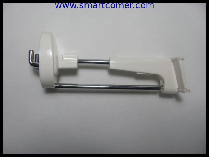 COMER eas supermarket slatwall security display hook  anti theft display devices for phone shops