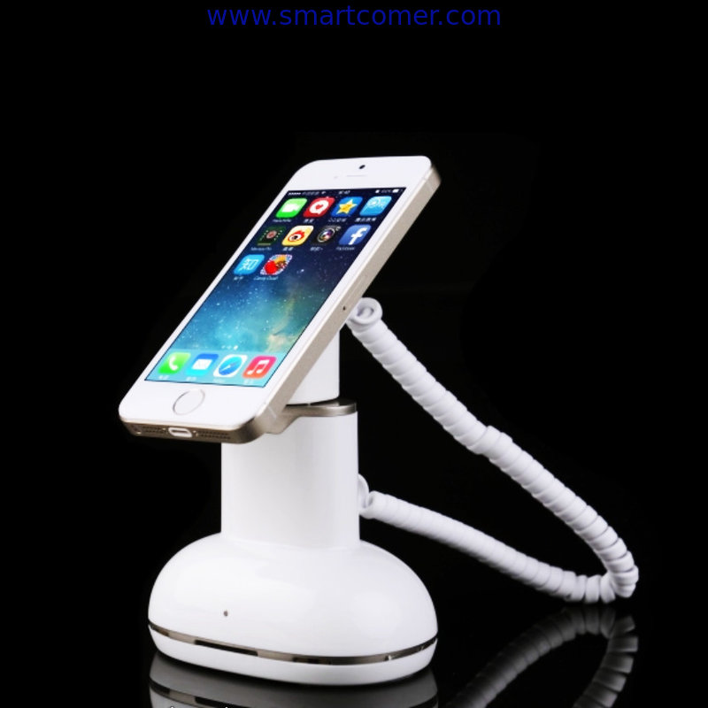 COMER antitheft alarm cable locker devices independent locking mount for mobile phone alarm display stands