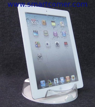 COMER anti-shoplift Tablet acrylic display holders security retail display with alarm  and charging anti-theft lock