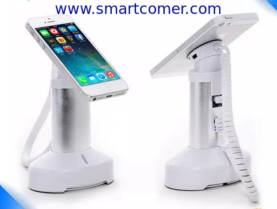 COMER antilost cable locking devices for gsm tablet pad air stand with security alarm systems