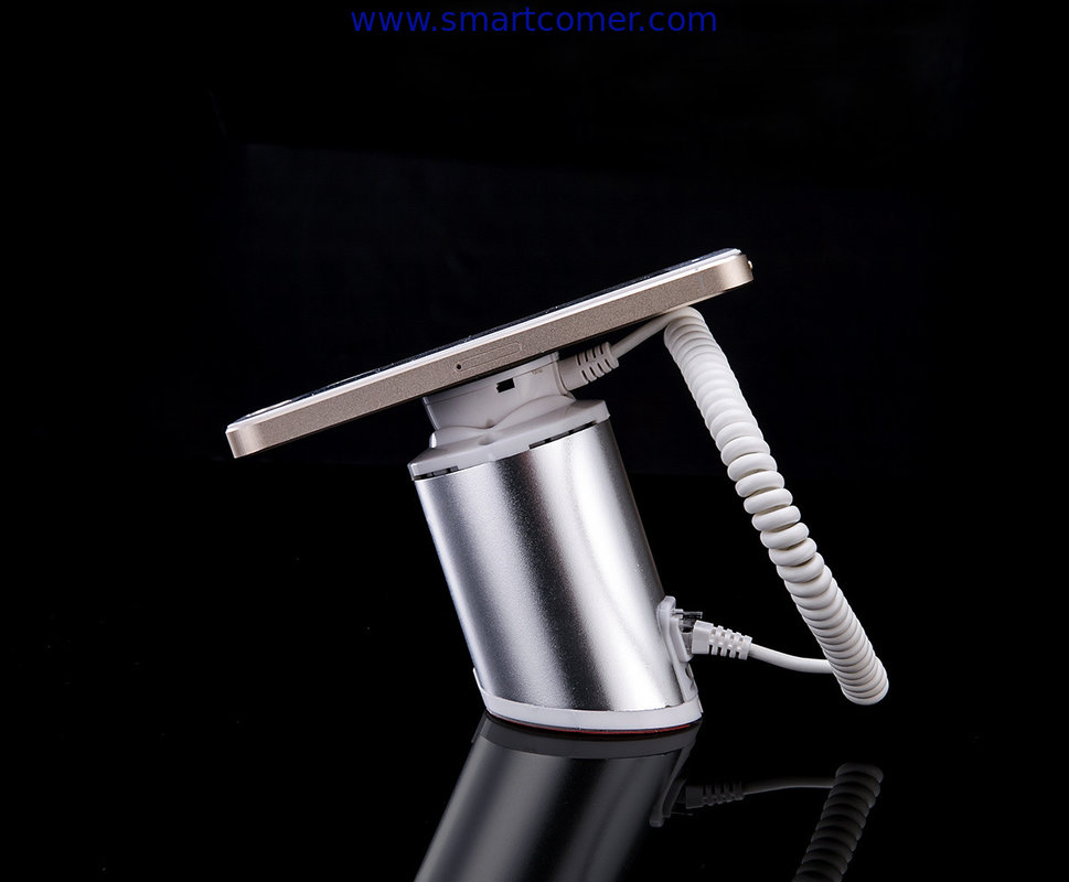 COMER Mobile Security Display showing stand with Alarm and Charging for shops