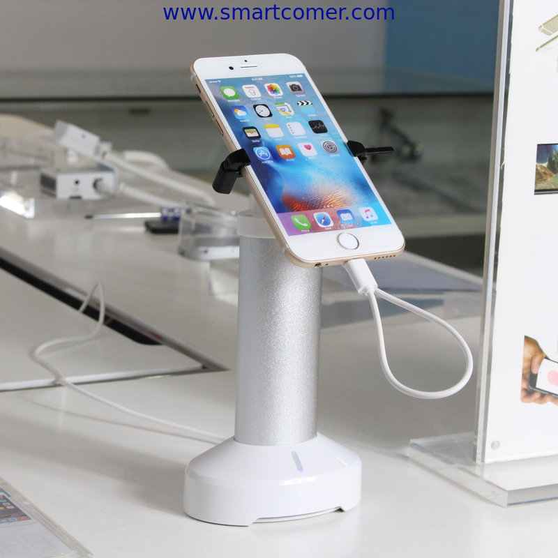 COMER Mobile phone stores table alarm display device anti-theft display stand gripper