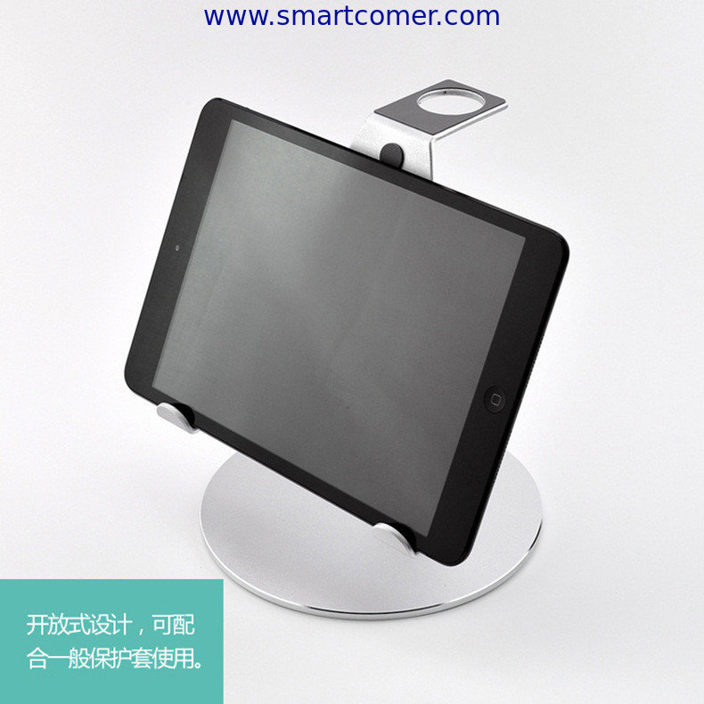 COMER tablet Display security bracket anti-theft smartwatch alarm stand 2 in 1