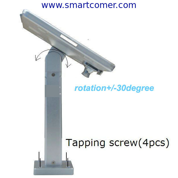 COMER desk locking anti-theft display for tablet ipad in shop, hotels, restaurant