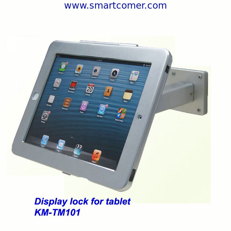 COMER wall mount anti-theft display racks for tablet ipad in shop, hotels, restaurant