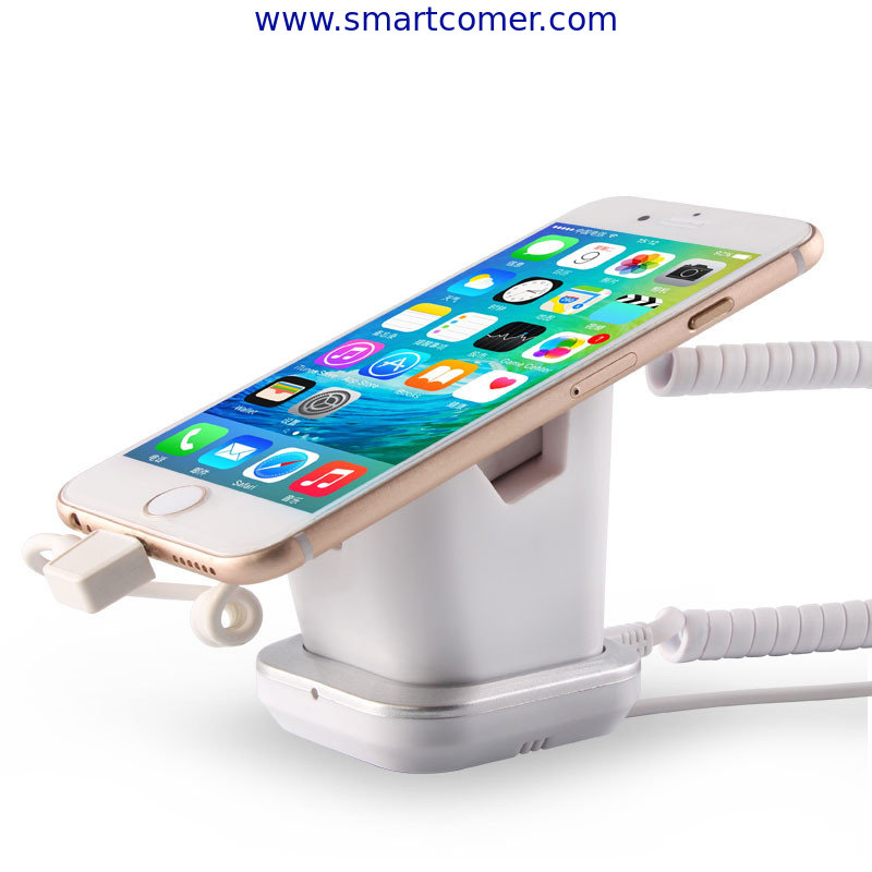 COMER smartphone shops security alarm system display rack stand holder table display