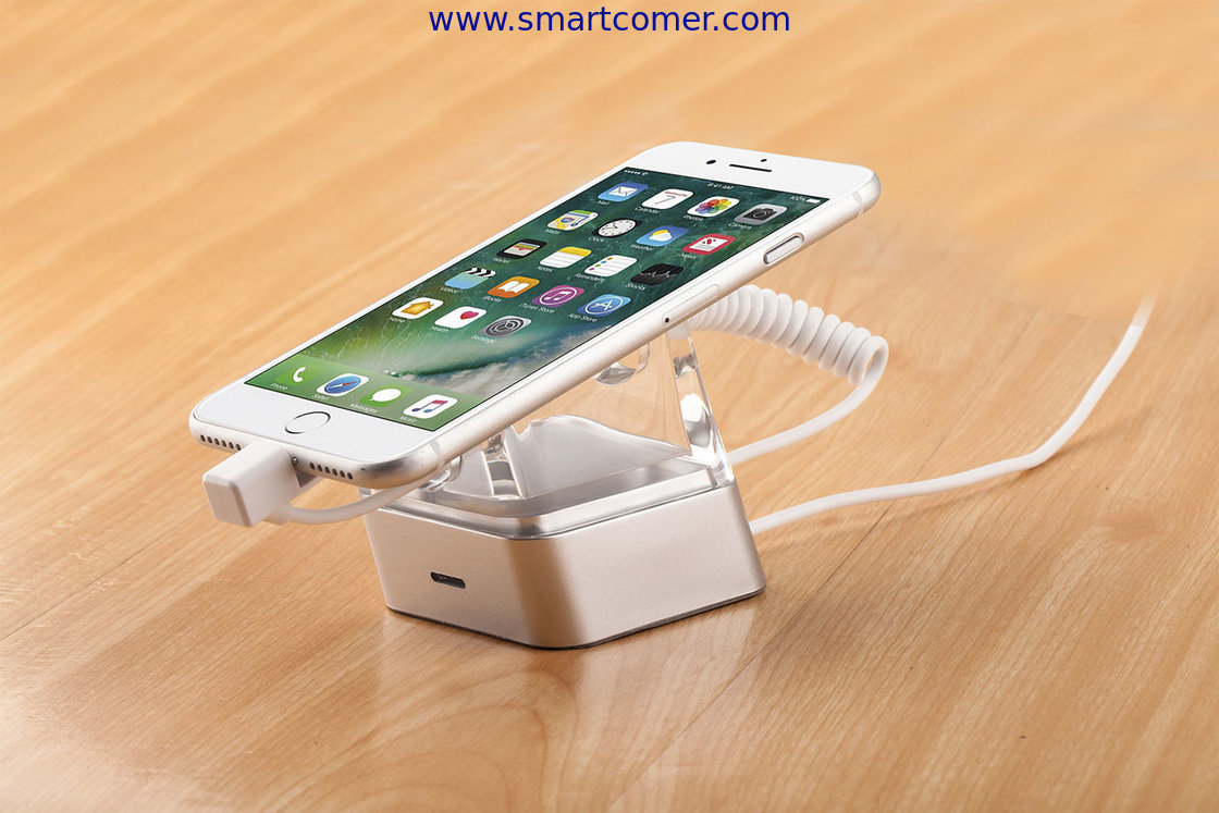 COMER anti-theft alarm locking devices security system tablet mobile phone display stand with security lock