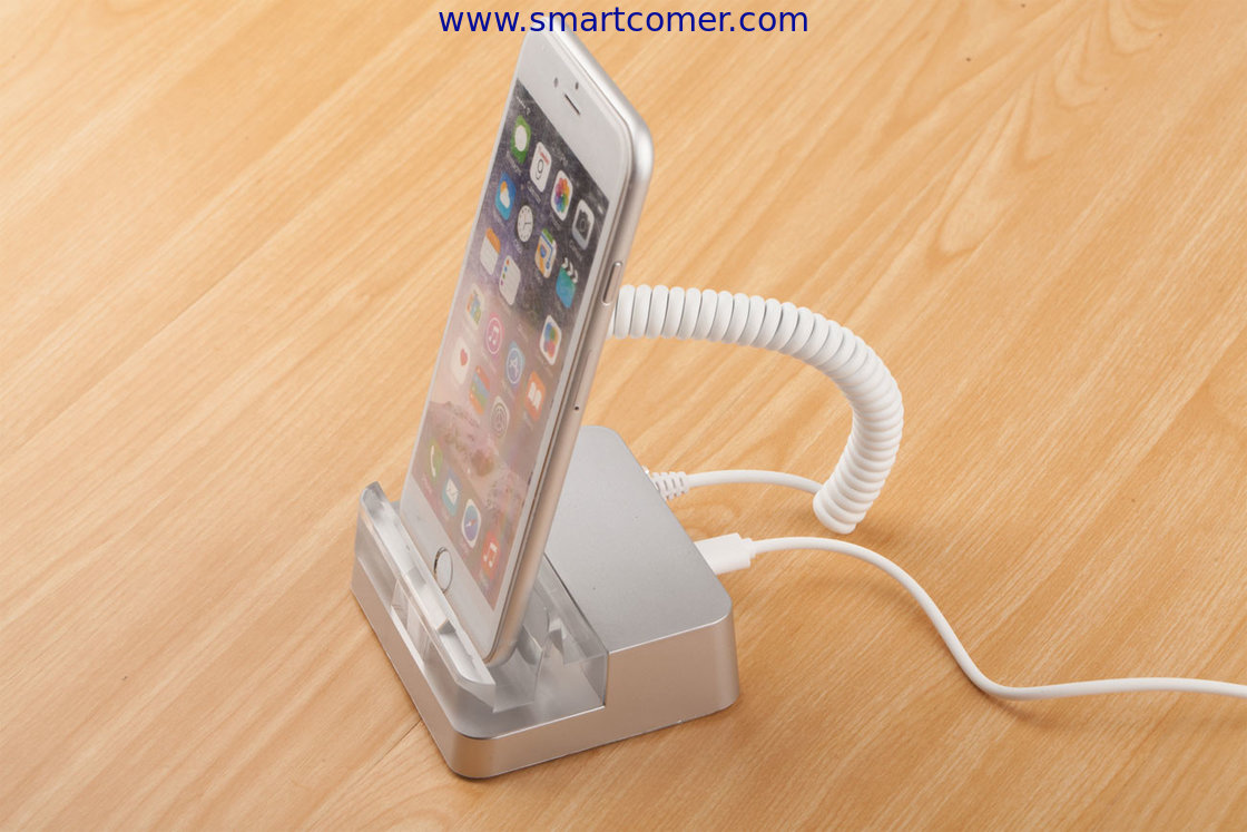 COMER anti-theft acrylic alarm stands pad tablet mobile phone security display devices with alarm