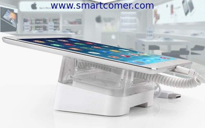COMER Universal Security Display Stand for Tablets with alarm display for phone shops