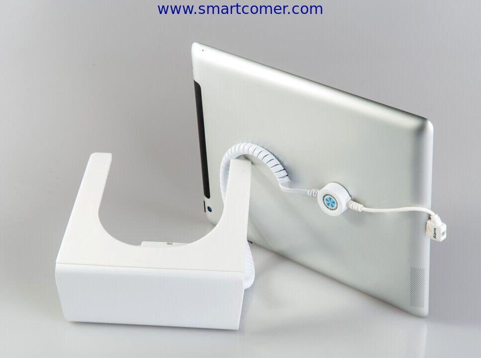 COMER tablet anti theft display stand cell phone charger alloy holder for supermarket exhibition