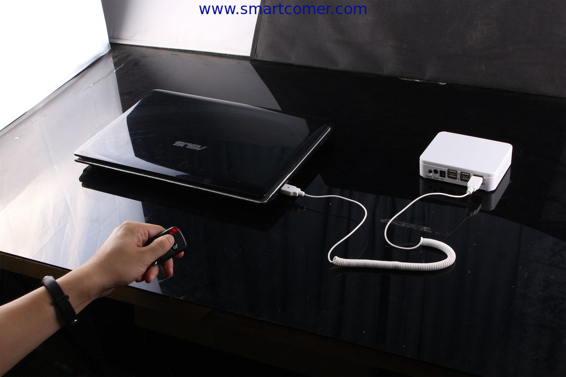 COMER security alarm controller displaying systems for laptop anti-theft locking bracket