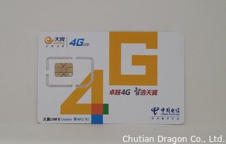 GSM SAS Certified Telecom SIM Cards with 2FF+3ff+4FF Plug-in