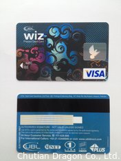 China Bank's visa smart card with hico - magstripe and standard hologram supplier
