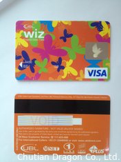 China Prepaid custom visa smart debit card in butterfly design standard size supplier