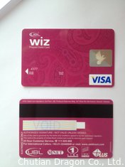 China Fashion design wiz prepaid debit visa smart card with magstripe supplier