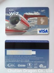 Visa smart debit prepaid hologram hico magnetic stripe credit card