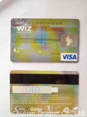 China Black hico magstripe visa smart gold card of hbl bank card ISO standard supplier