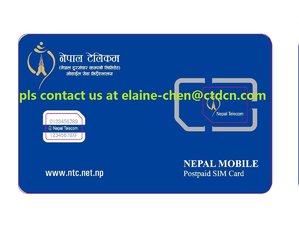 China PostPaid Telecom SIM Card with Personalization without Card envelope supplier