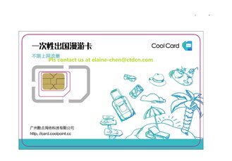 China PostPaid Telecom SIM Card with Personalization without Card envelope supplier