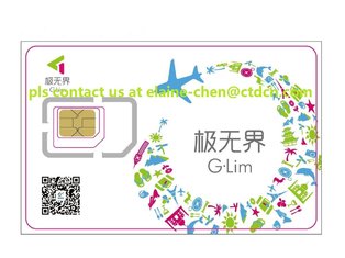 China PostPaid Telecom SIM Card with Personalization without Card envelope supplier