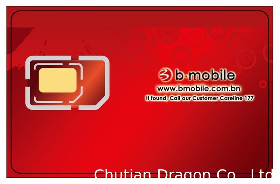 GSM 2G 3G CDMA Service Telecom SIM Card Contact Interface 32K - 96K Native supplier