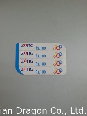 Non standard Shaped Telecom Phone Cards With High secure label covering supplier