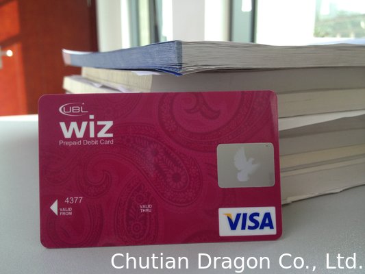 Fashion design wiz prepaid debit visa smart card with magstripe supplier
