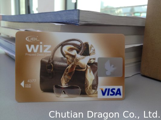 Prepaid VISA Smart Card ladies handbag design hico magstripe standard hologram supplier