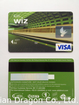Famous printing machine VISA Smart Card debit magstrip card for bank supplier