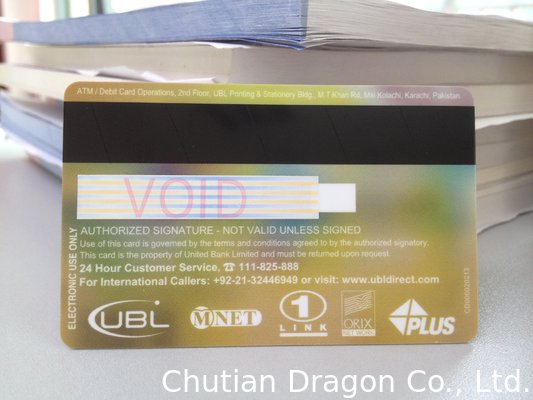 Black hico magstripe visa smart gold card of hbl bank card ISO standard supplier