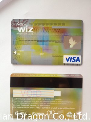 Black hico magstripe visa smart gold card of hbl bank card ISO standard supplier