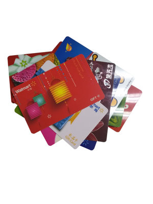 Super Market Custom Magnetic Cards / Red HICO Magnetic gift Cards supplier
