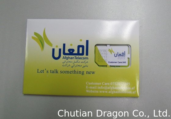 Folded SIM Card Envelope Holding the SIM Card and User Manual supplier