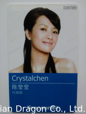 Tencent Custom Photo ID Cards with Electrical IC Card Function supplier
