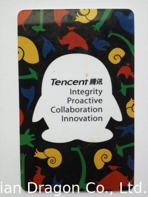 Tencent Custom Photo ID Cards with Electrical IC Card Function supplier