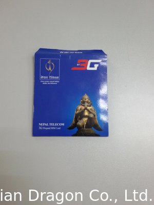 CMYK Printing Telecom Card Envelope for SIM Card / Made of High class Art paper supplier