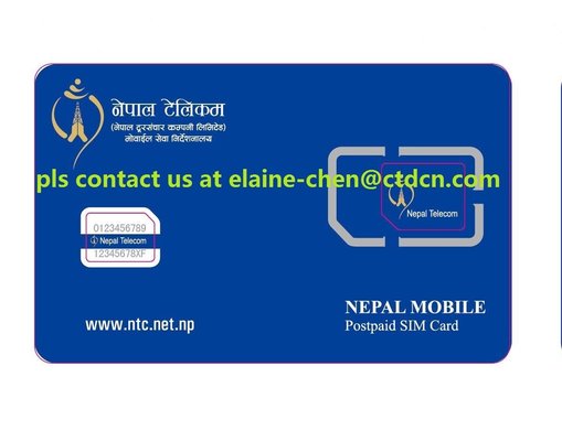 PostPaid Telecom SIM Card with Personalization without Card envelope supplier