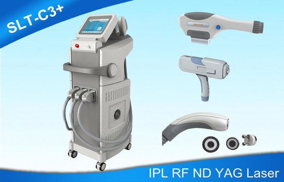 China 3 In 1 OPT  IPL Hair Removal Machine With ND YAG Laser , Bipolar RF supplier