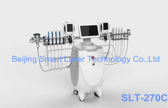 China 6 In 1 Cryolipolysis Body Slimming Machine With Cavitation / Radio Frequency / Lipo Laser supplier