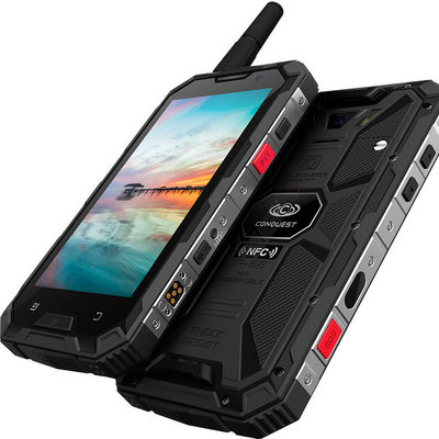 OTG IP68 Rugged Mobile Phones , Heavy Duty Smartphone With Toughest Screen 5 Inch