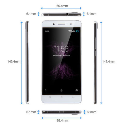 Mobile Phone Models Cubot X17 4G 3GB 16GB Quad-Core 1.3GHz 5 inch 1920x1080 Android