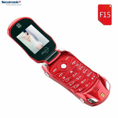 1.8 Inch Screen Flip Model Simple Mobile Phones 1500mAh Battery Car Shapped Setro F15