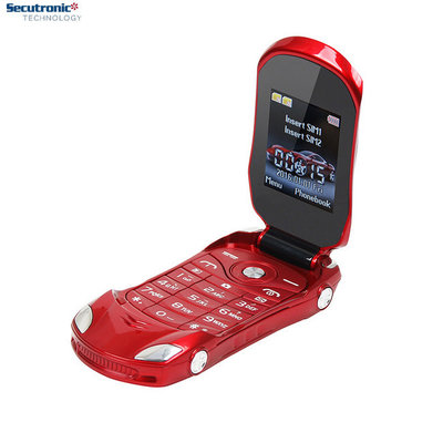 1.8 Inch Screen Flip Model Simple Mobile Phones 1500mAh Battery Car Shapped Setro F15