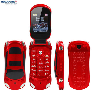 1.8 Inch Screen Flip Model Simple Mobile Phones 1500mAh Battery Car Shapped Setro F15