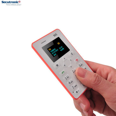 Ultra Thin Very Small Mobile Phone Setro M5 Credit Card Sized With MP3 Player